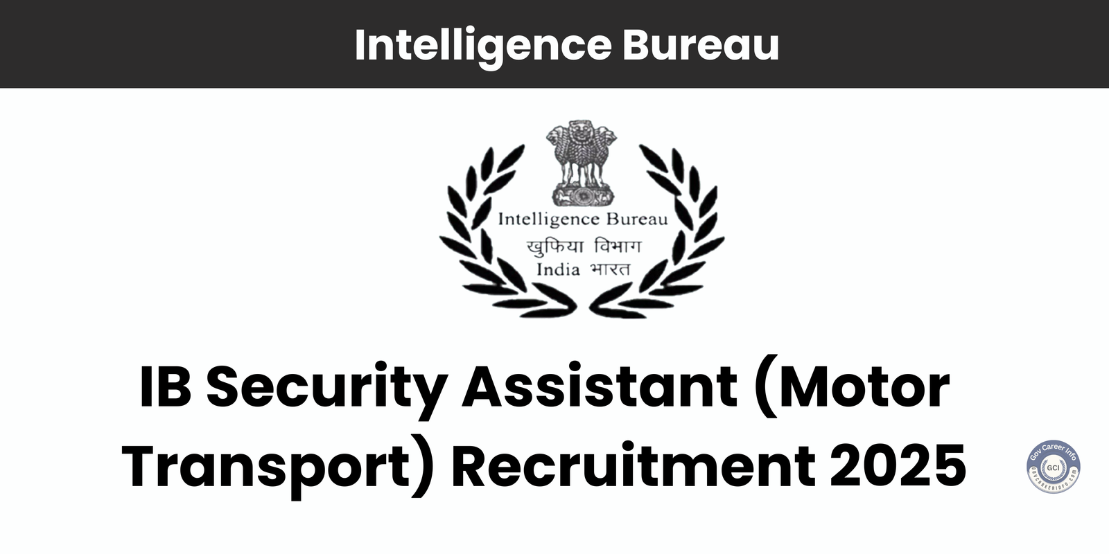 IB Security Assistant Recruitment 2025: Apply Online for 455 Posts