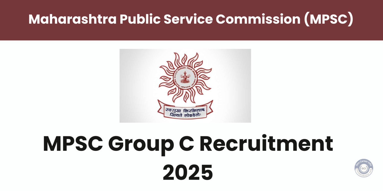 MPSC Group C Notification 2025 – Apply Online for 938 Posts