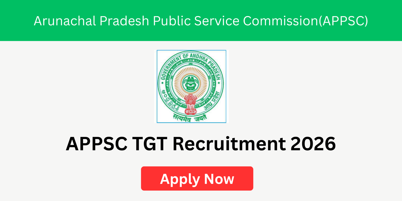 APPSC TGT Recruitment 2026: Apply Online for 389 Posts
